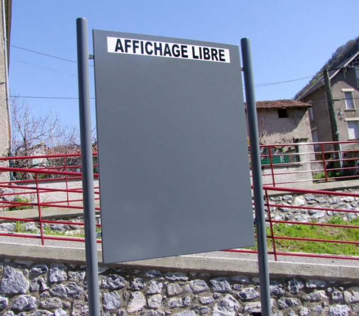 Panneau d’affichage libre